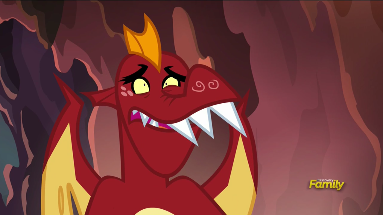 #1133223 - safe, screencap, garble, dragon, g4, gauntlet of fire, my ...