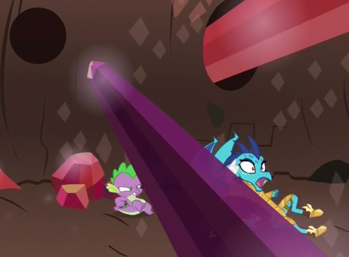 #1133828 - safe, screencap, princess ember, spike, dragon, gauntlet of ...