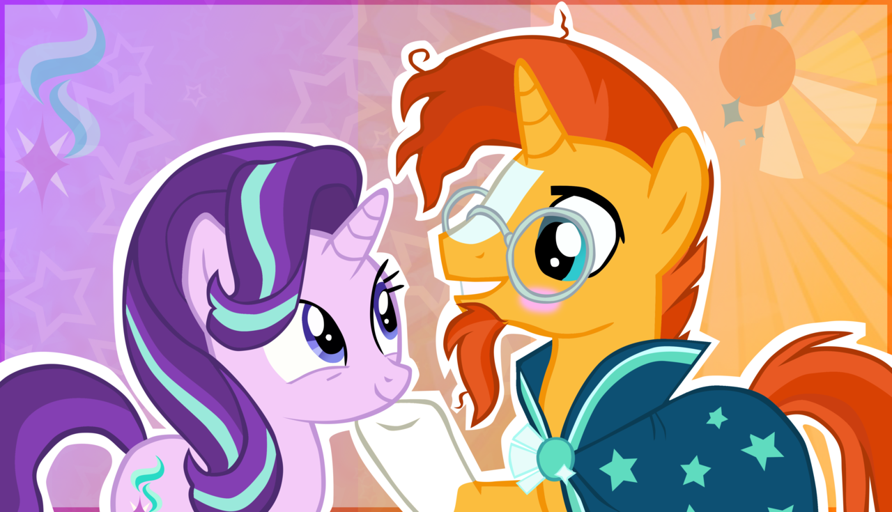 #1134891 - safe, artist:mlp-starblaze, starlight glimmer, sunburst ...