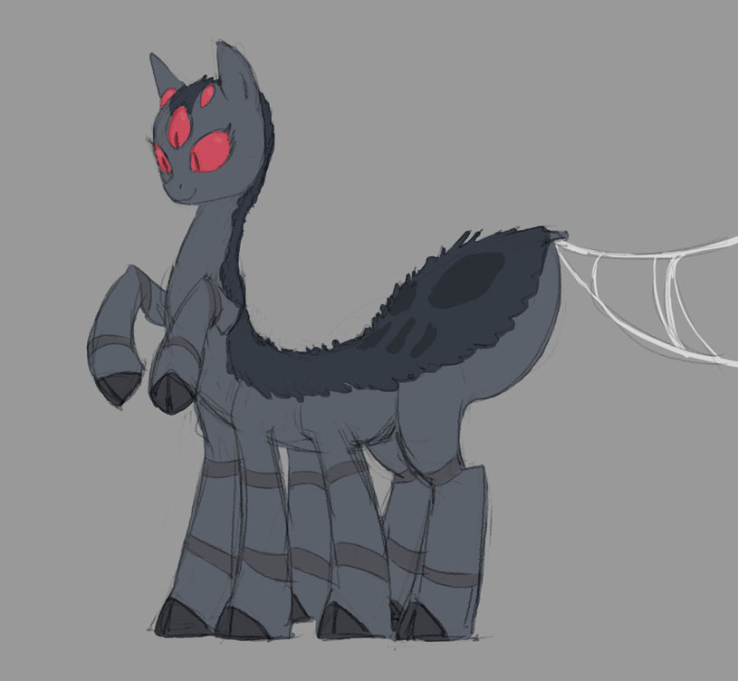 #1122462 - safe, artist:carnifex, oc, oc only, monster pony, original ...