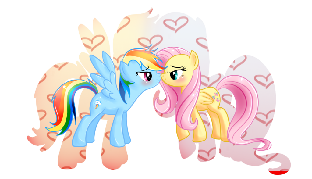 #1136807 - safe, artist:anobouzu, fluttershy, rainbow dash, pegasus ...