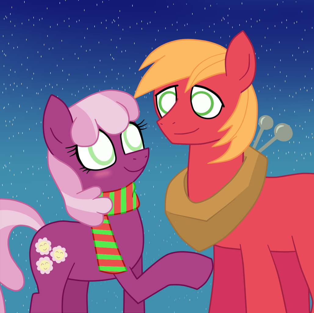 #1140444 - safe, artist:tarana10, big macintosh, cheerilee, earth pony, pony, g4, hearts and ...