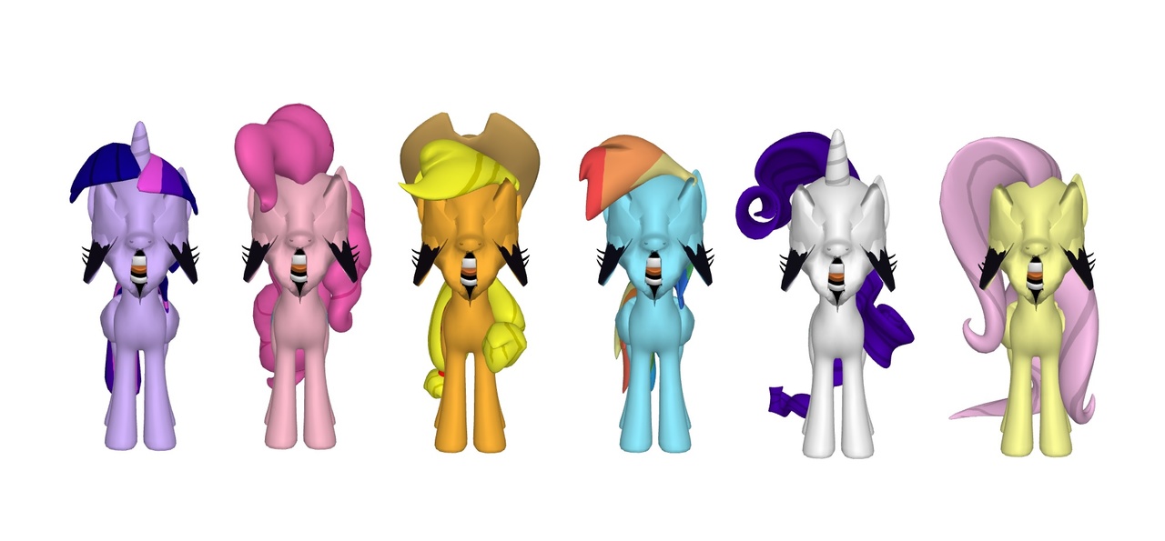 #1141111 - safe, applejack, fluttershy, pinkie pie, rainbow dash ...