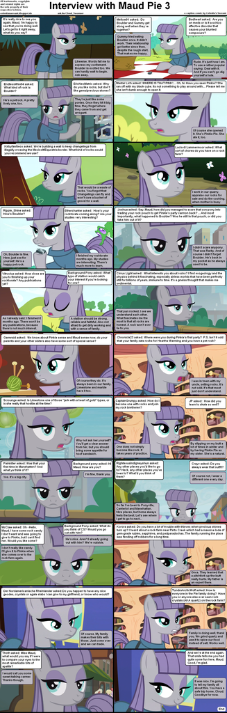 #1124614 - safe, boulder (g4), gummy, maud pie, alligator, earth pony, pony, comic:celestia's ...
