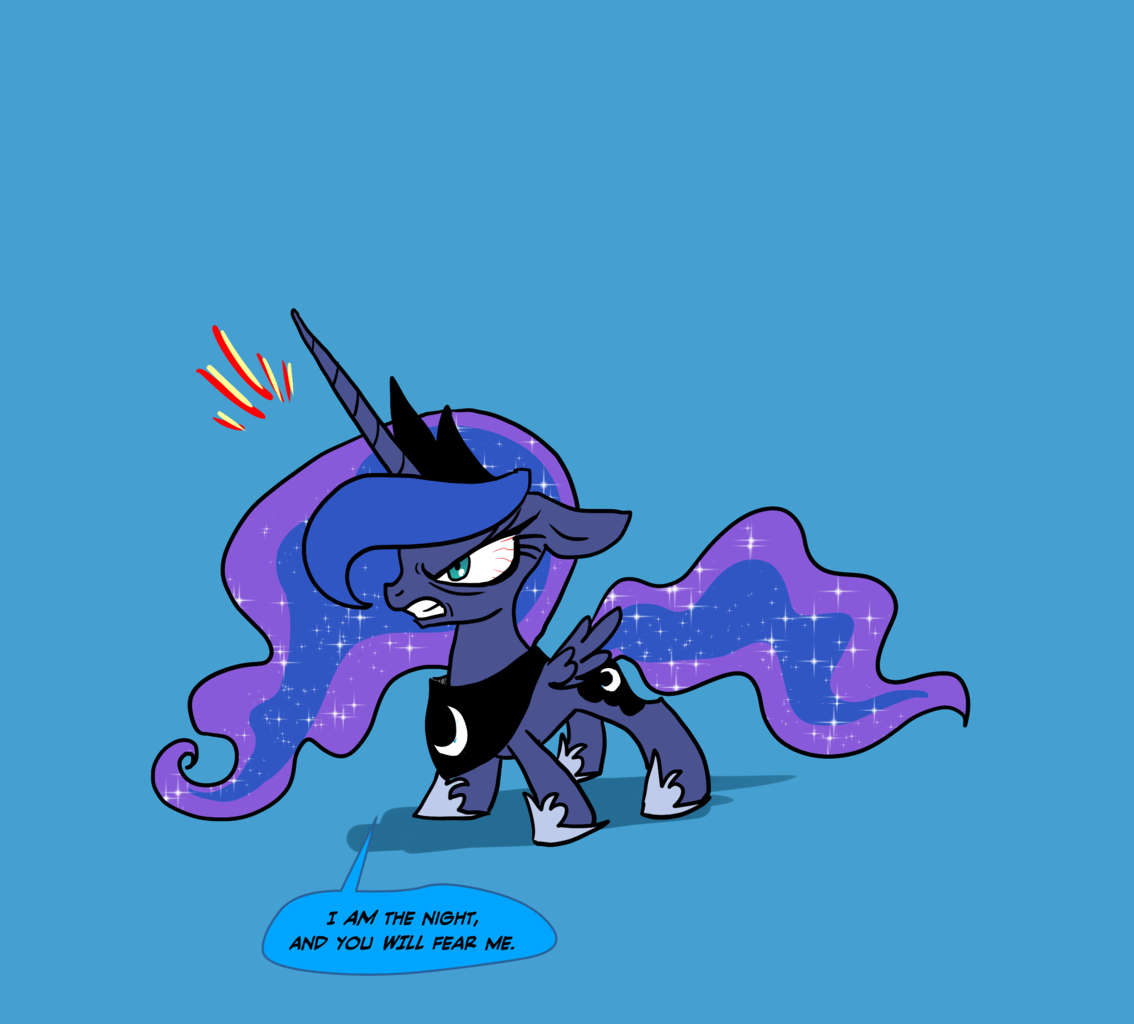 #1144226 - safe, artist:pencils, princess luna, alicorn, pony, angry ...