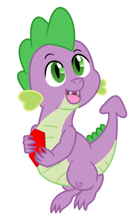 #1152674 - safe, artist:voltrathelively, spike, g4, gem, male, smiling ...