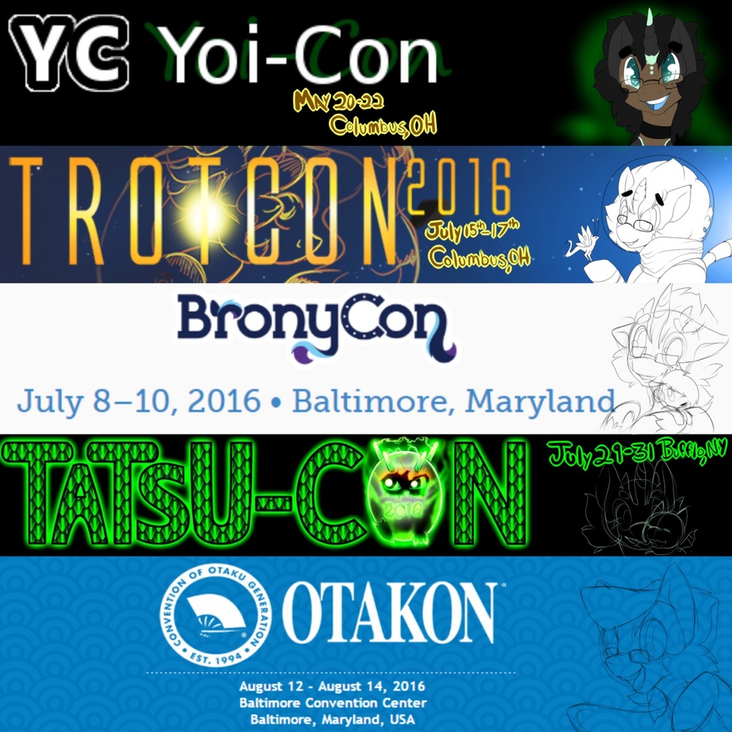 #1153083 - safe, bronycon, trotcon, advertisement, convention, otakon ...