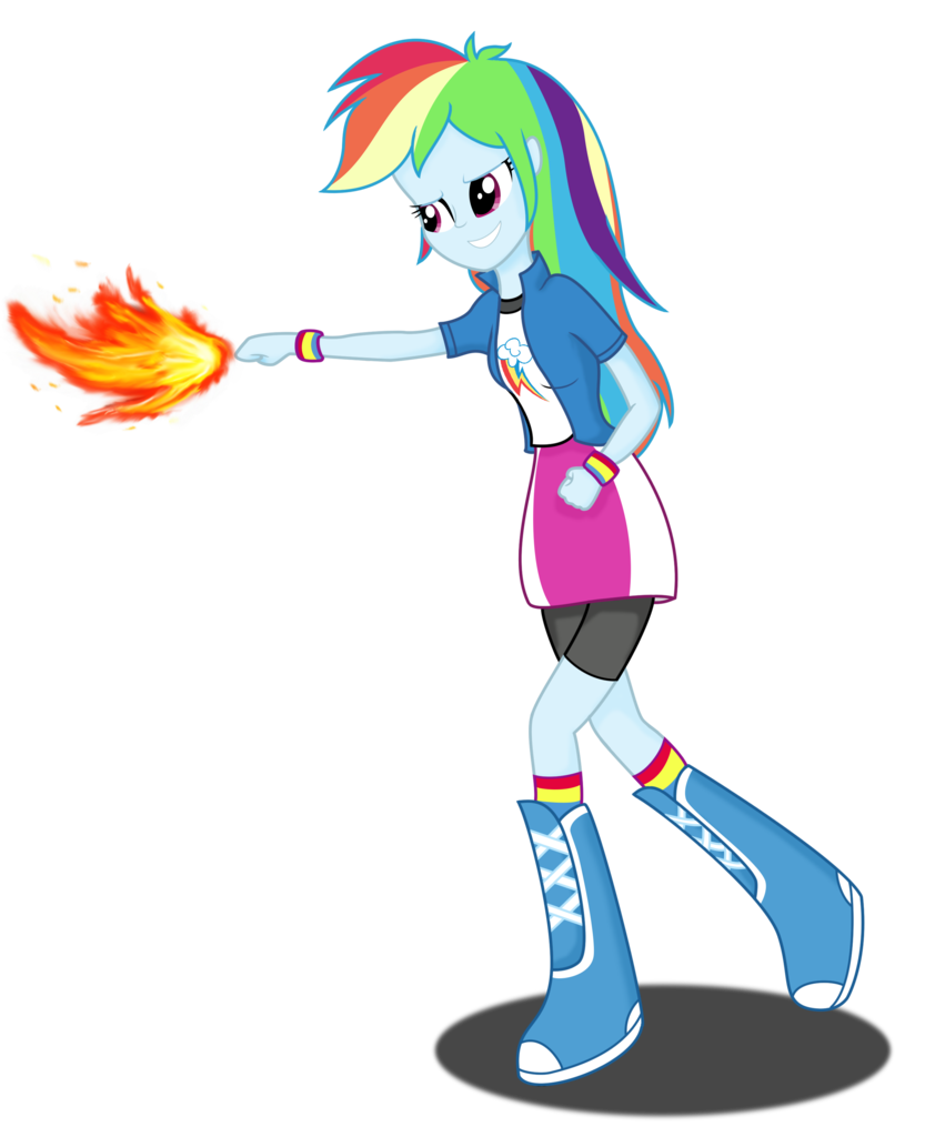 #1153225 - safe, artist:deannaphantom13, rainbow dash, equestria girls ...