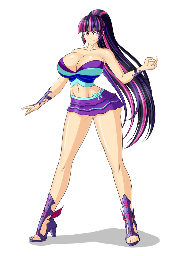 #1145316 - suggestive, artist:zantyarz, twilight sparkle, human, equestria girls, g4, belly ...