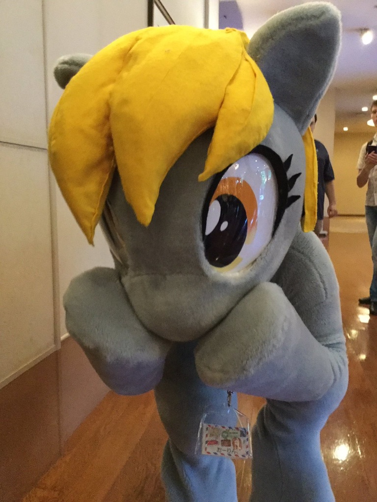 #1146303 - safe, derpy hooves, human, fursuit, irl, irl human, japan ...