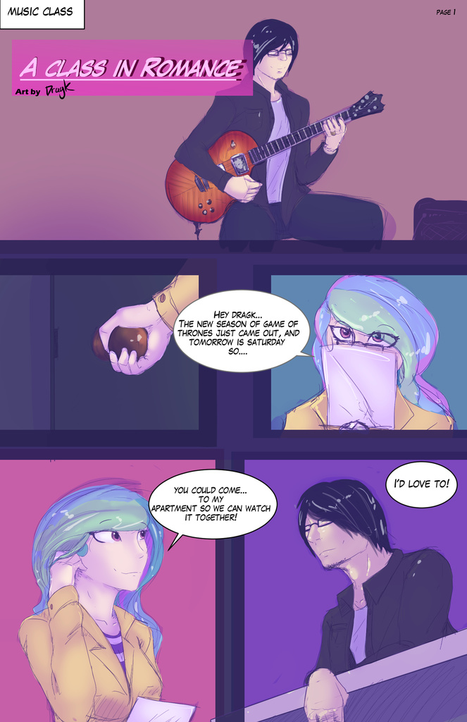 1146734 Artist Dragk Canon X Oc Comic A Class In Romance