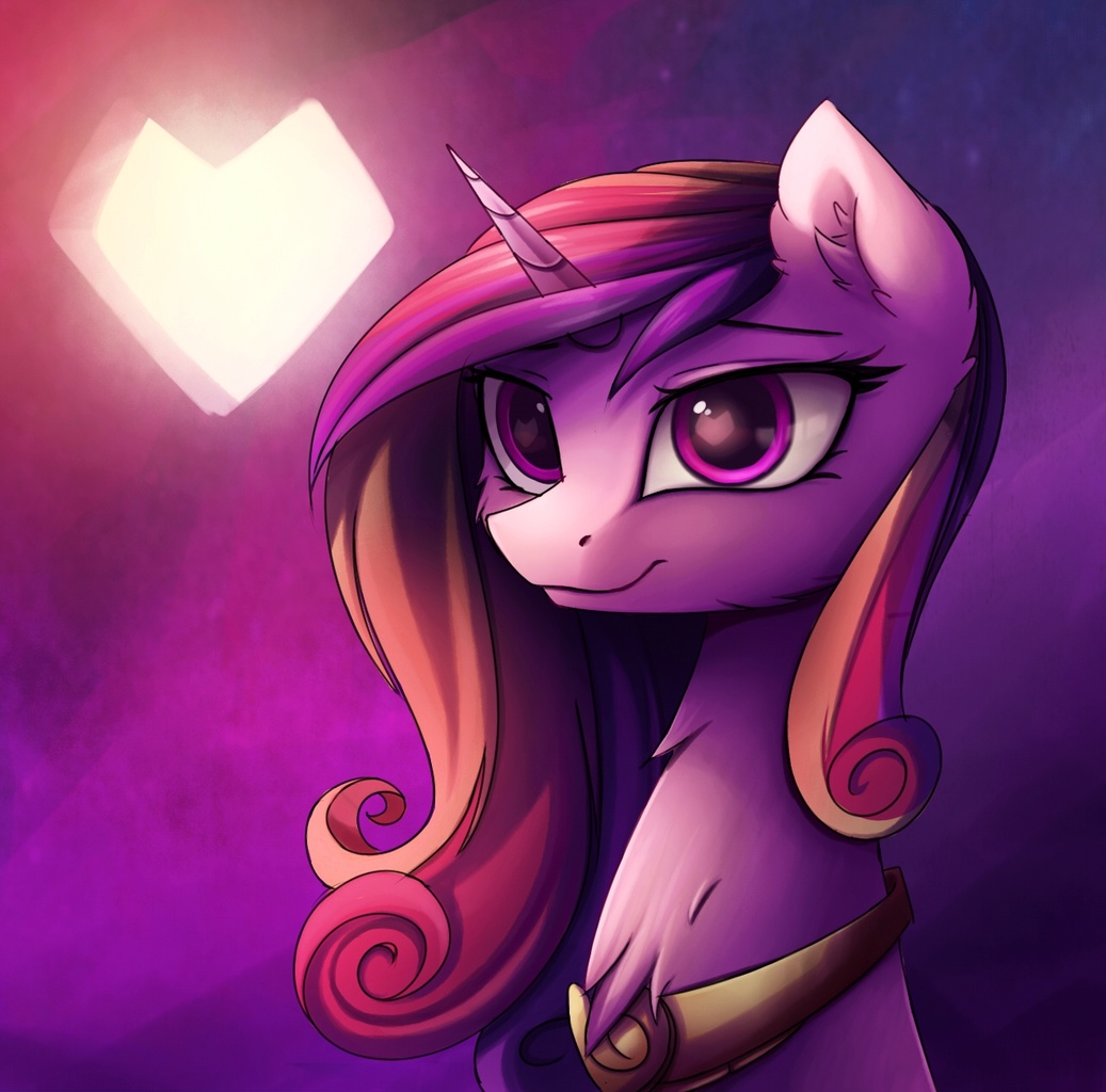#1178105 - safe, artist:magnaluna, princess cadance, g4, bust, female ...