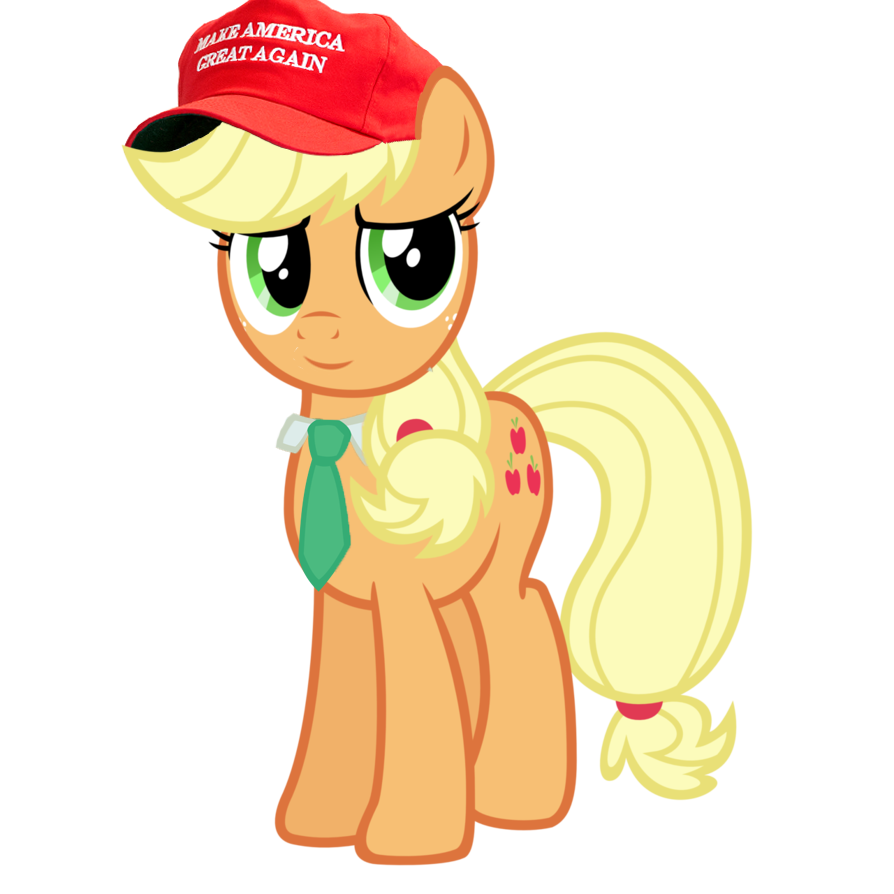 #1179052 - safe, edit, applejack, earth pony, pony, g4, cap, donald ...