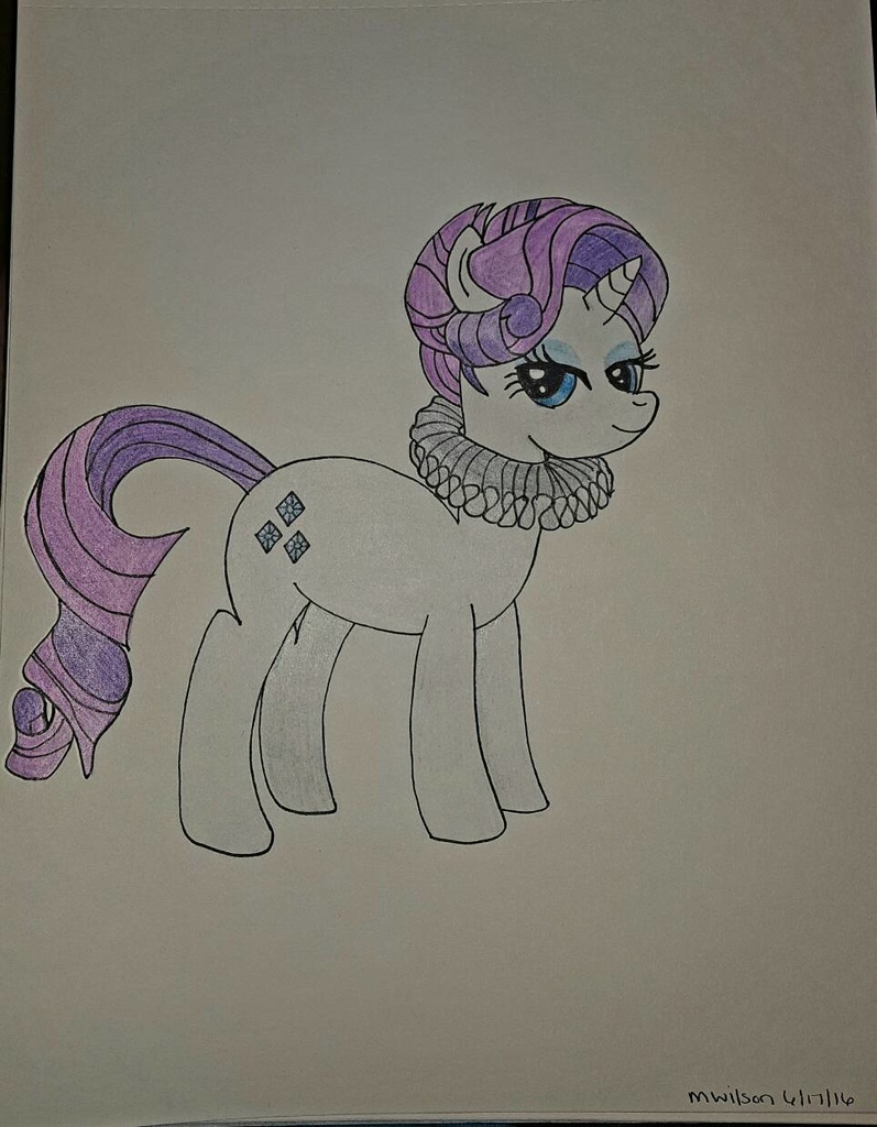 #1181319 - safe, artist:mareejayne36, rarity, g4, clothes, elizabethan ...