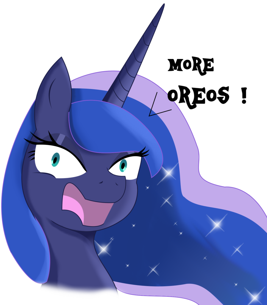 #1168811 - safe, artist:soulrainbow, princess luna, g4, cookie, female ...