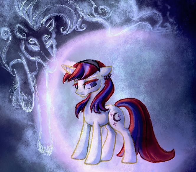 #1185368 - safe, artist:remains, moondancer, pony, unicorn, windigo, g4 ...