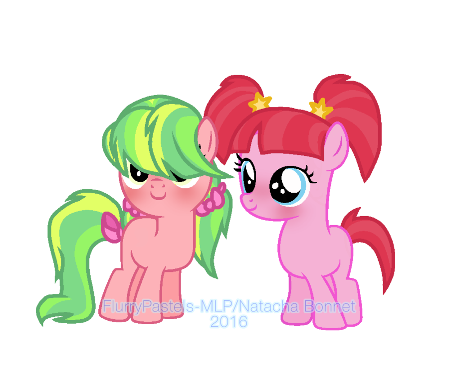 #1185386 - safe, artist:flurrypastels-mlp, lemon zest, pacific glow ...