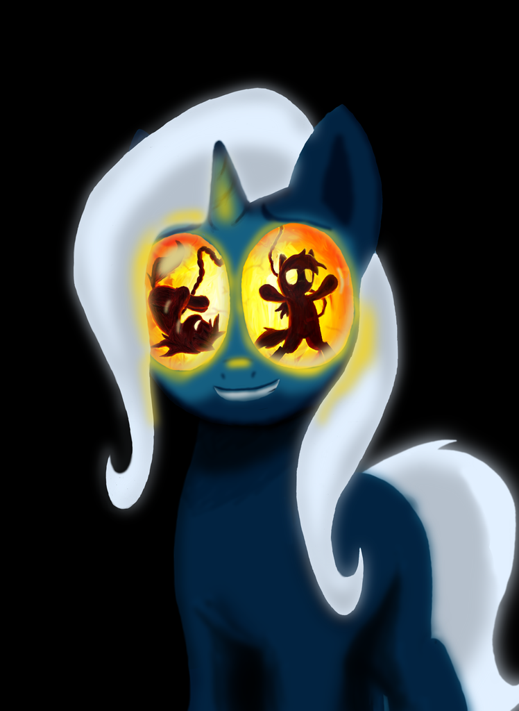 #1169375 - grotesque, artist:0particle, trixie, pony, unicorn, g4 ...