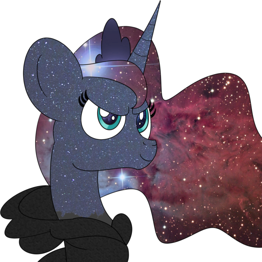 #1169865 - safe, artist:pastelhorses, princess luna, female, galaxy ...