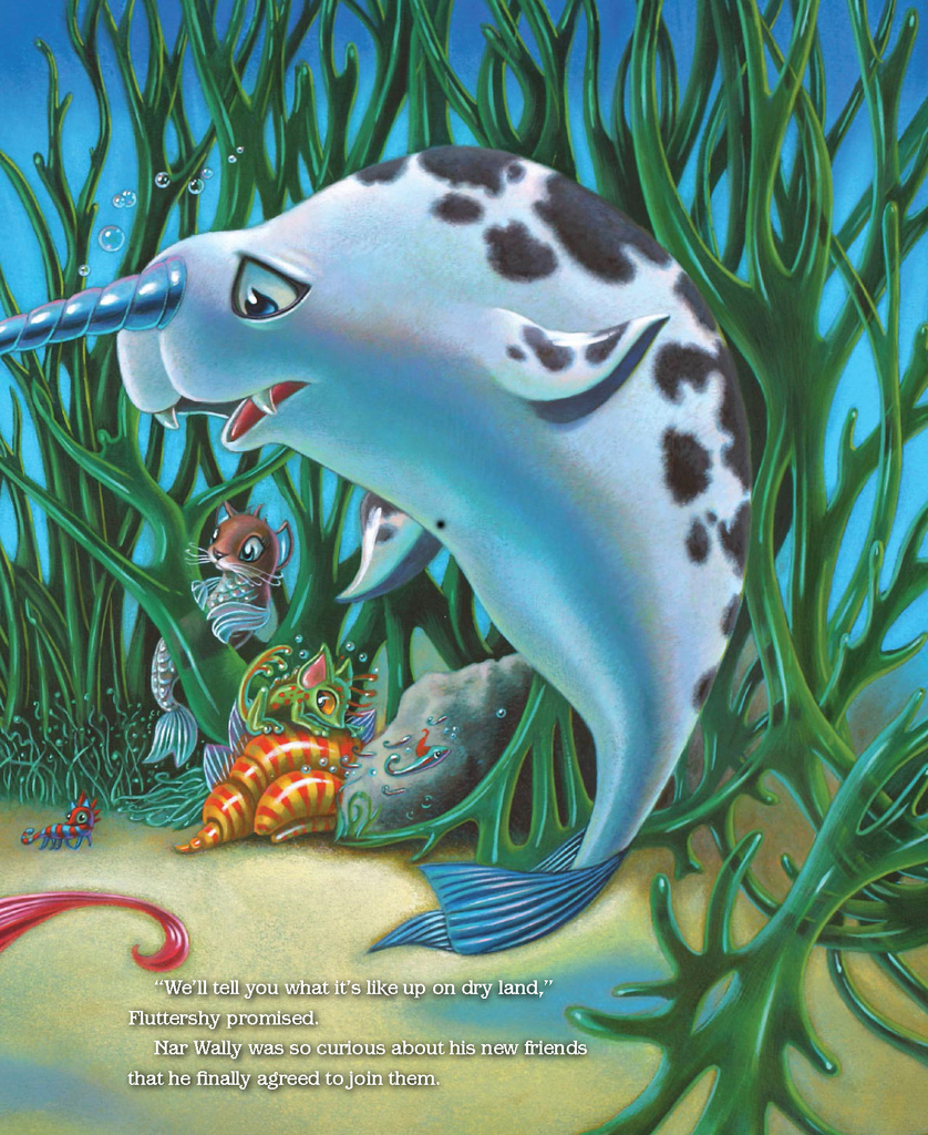 #1171966 - safe, fluttershy, nar wally, crab, crabbit, mouse, narwhal, rabbit, star mouse, water ...