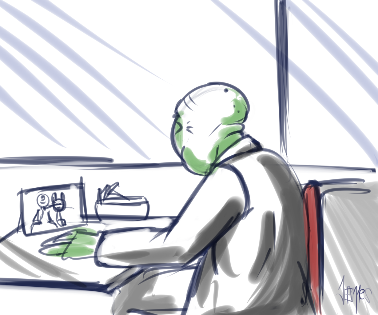 #1172937 - safe, artist:helloiamyourfriend, oc, oc only, oc:anon, human ...