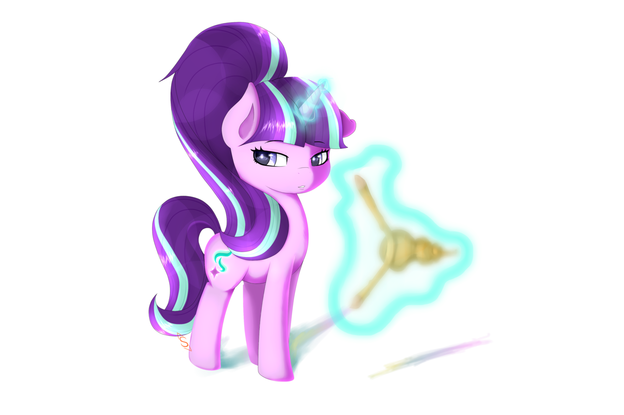 #1173331 - safe, artist:shan3ng, starlight glimmer, g4, female, magic ...