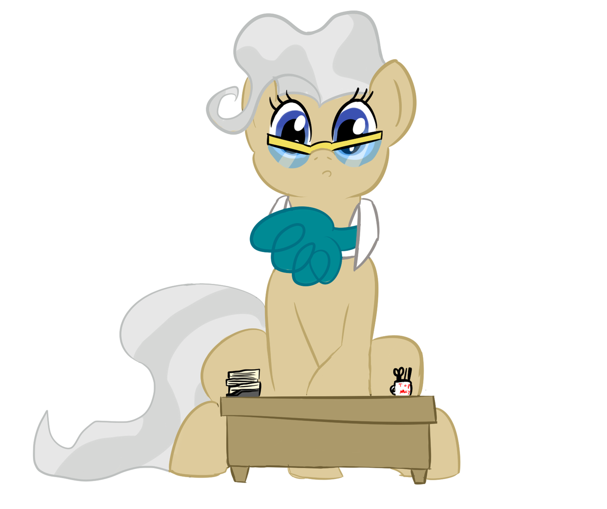 #1204201 - safe, artist:tanmansmantan, mayor mare, earth pony, pony, g4 ...