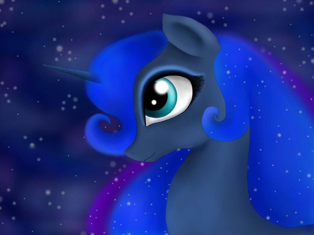 #1191645 - safe, artist:bubbleyfisheyo3o, princess luna, female ...