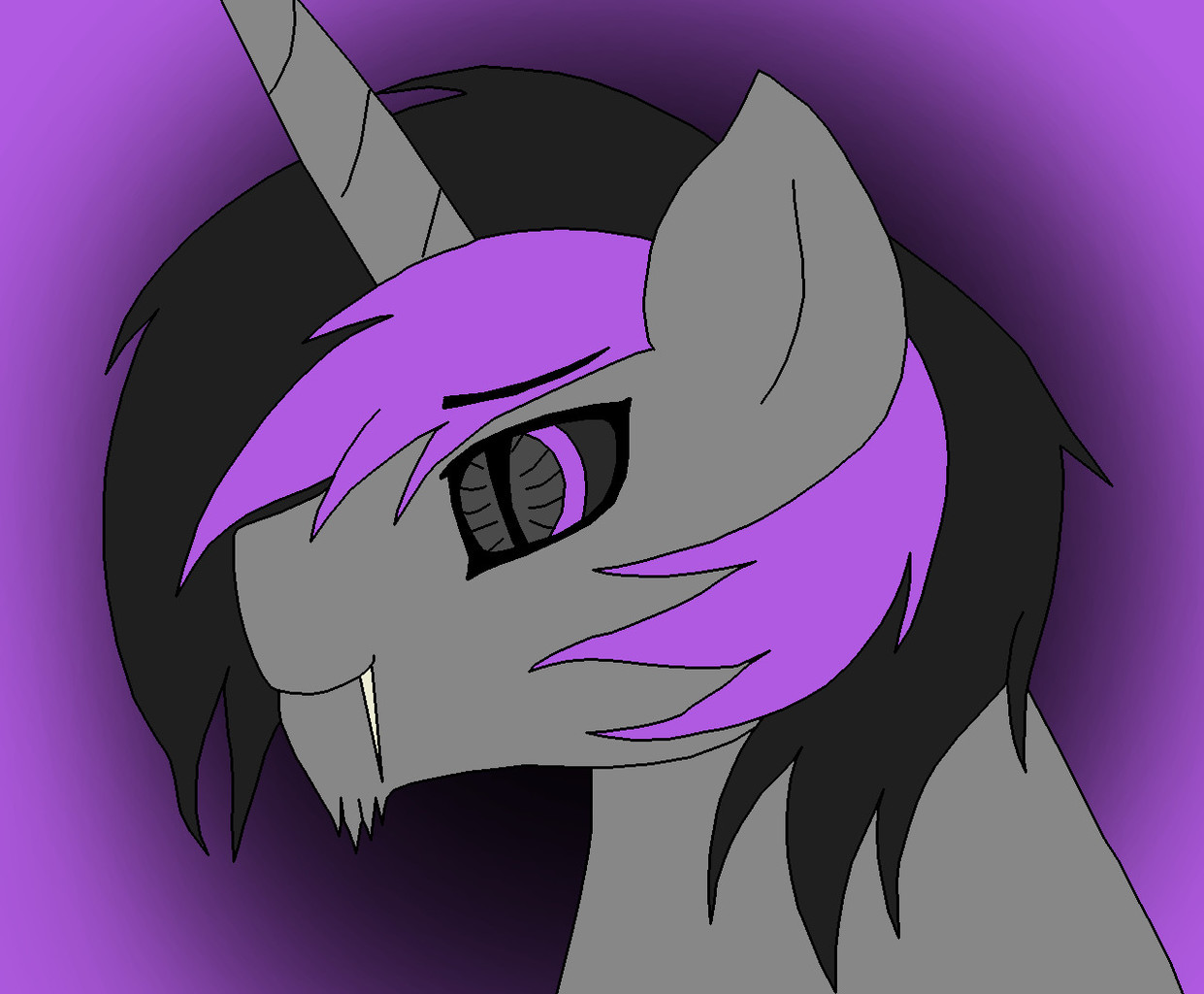 #1207271 - safe, artist:teardrop, artist:virtuous drake, edgy, portrait ...