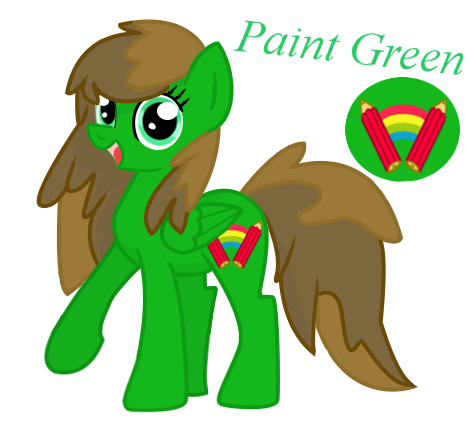 #1207609 - safe, artist:kotelen, oc, oc only, oc:paint green, pegasus ...