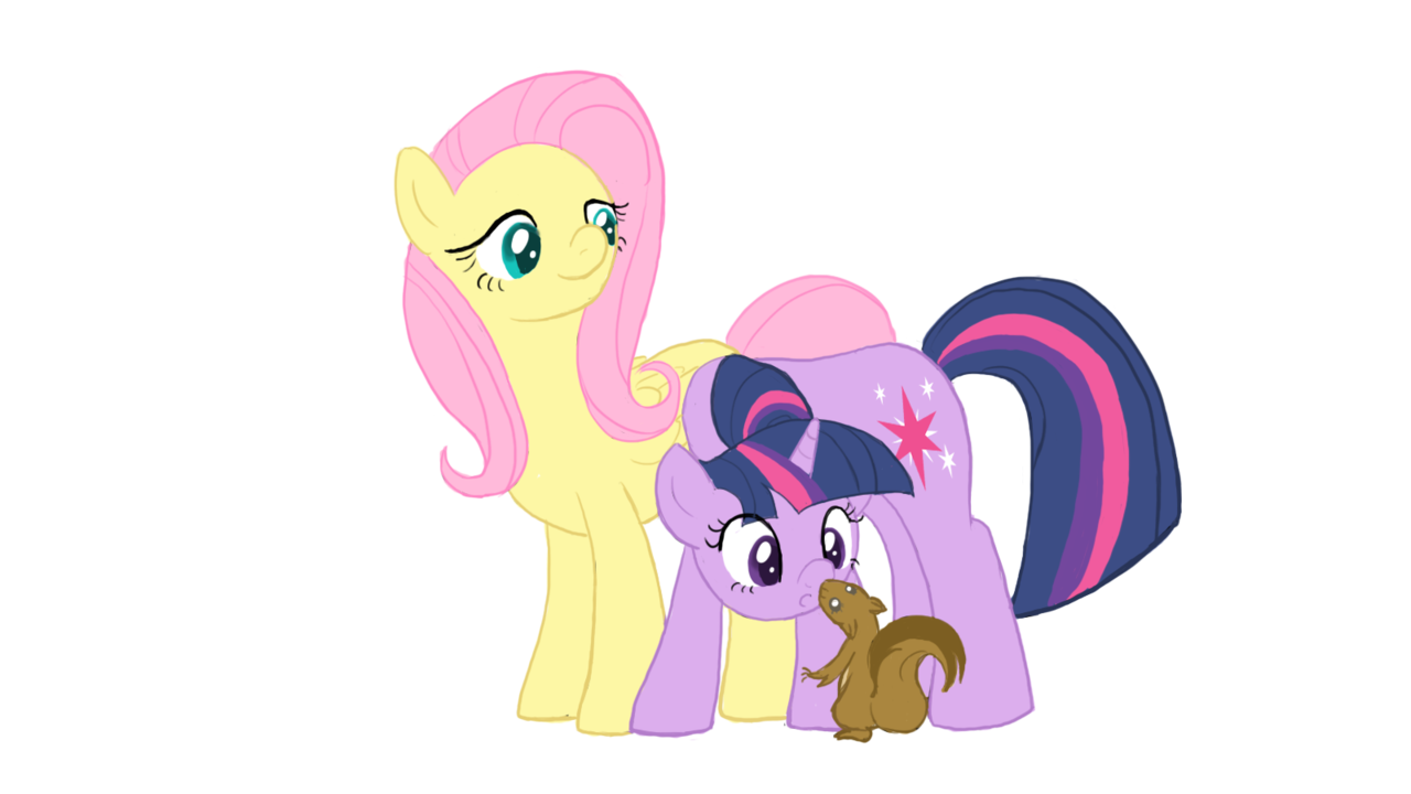 #1208135 - safe, artist:iraecoal, fluttershy, twilight sparkle, pony ...