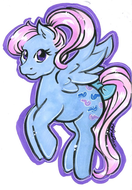 #1208725 - safe, artist:skypinpony, wind whistler, g1, alternate ...