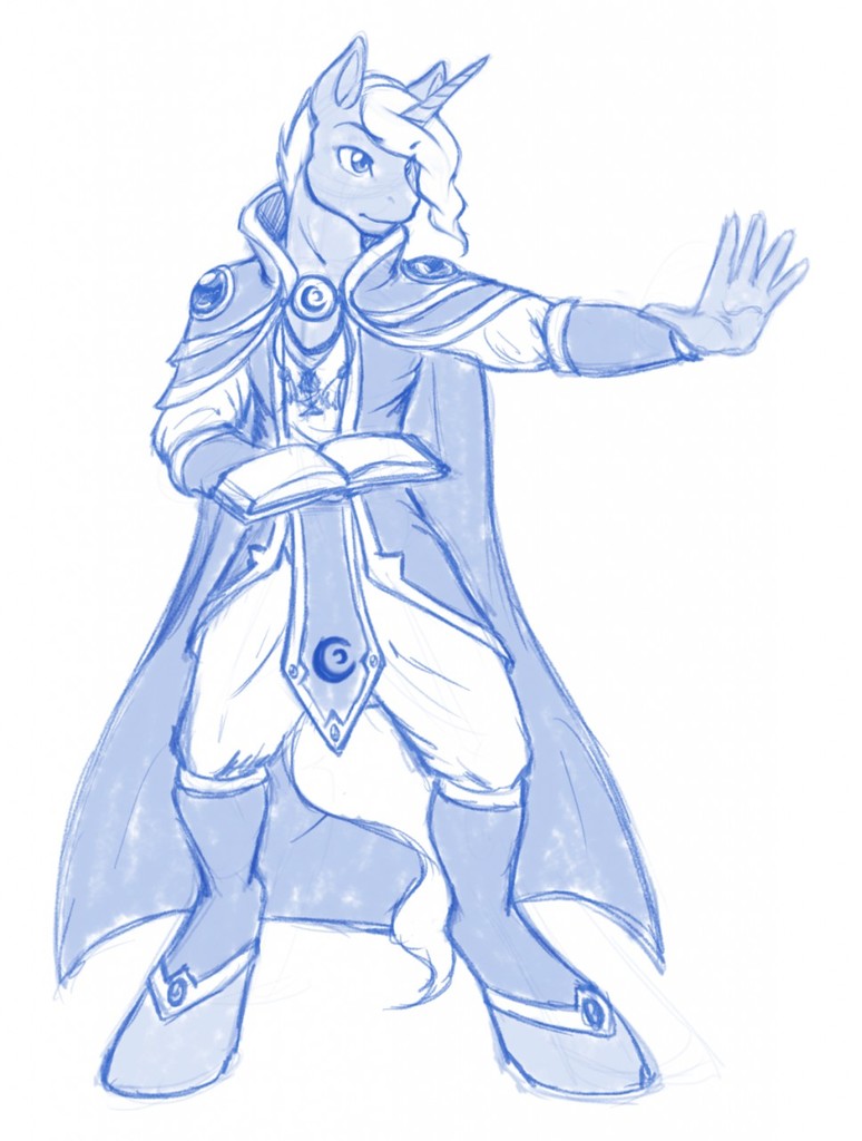 #1209759 - safe, artist:clemikou, oc, oc only, unicorn, anthro ...