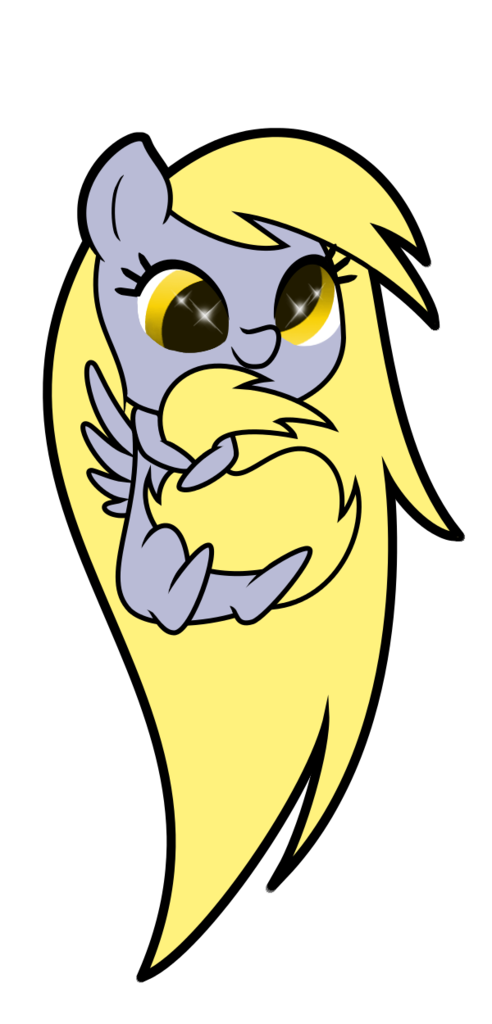 #1209781 - safe, artist:heiwa98, derpy hooves, pegasus, pony, chibi ...