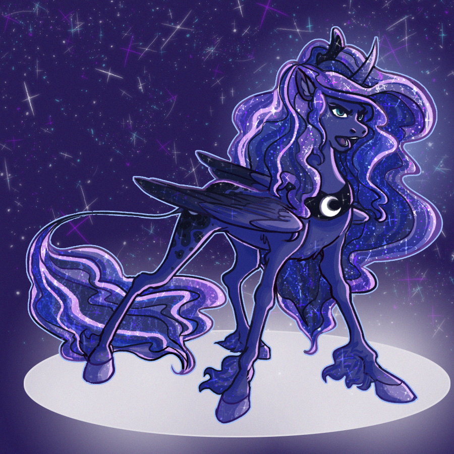 #1211864 - safe, artist:duckprince, princess luna, classical unicorn ...