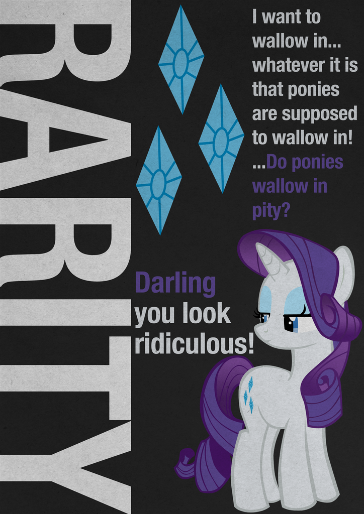 #1192549 - safe, artist:skeptic-mousey, rarity, g4, female, poster ...