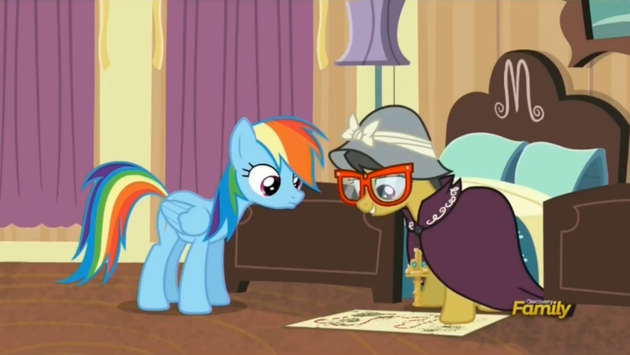 #1212487 - safe, screencap, a.k. yearling, daring do, rainbow dash ...