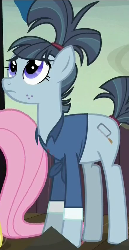 #1214147 - safe, screencap, fluttershy, hacksaw mccolt, earth pony ...