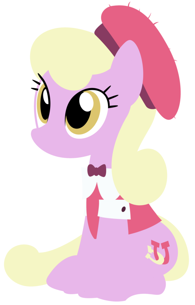 #1223589 - safe, artist:blah23z, luckette, beret, bowtie, clothes ...