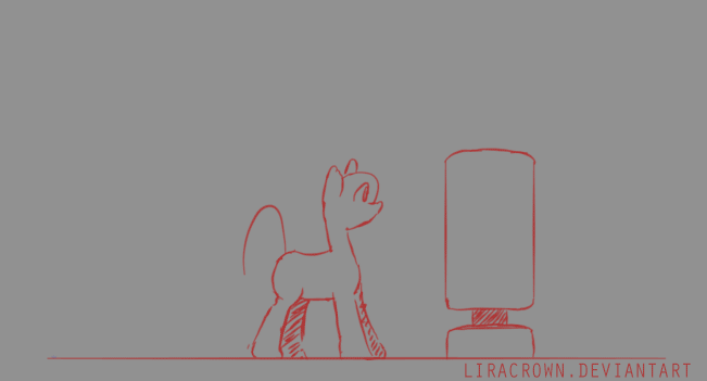 #1224093 - safe, artist:liracrown, animated, dust, frame by frame, kick ...