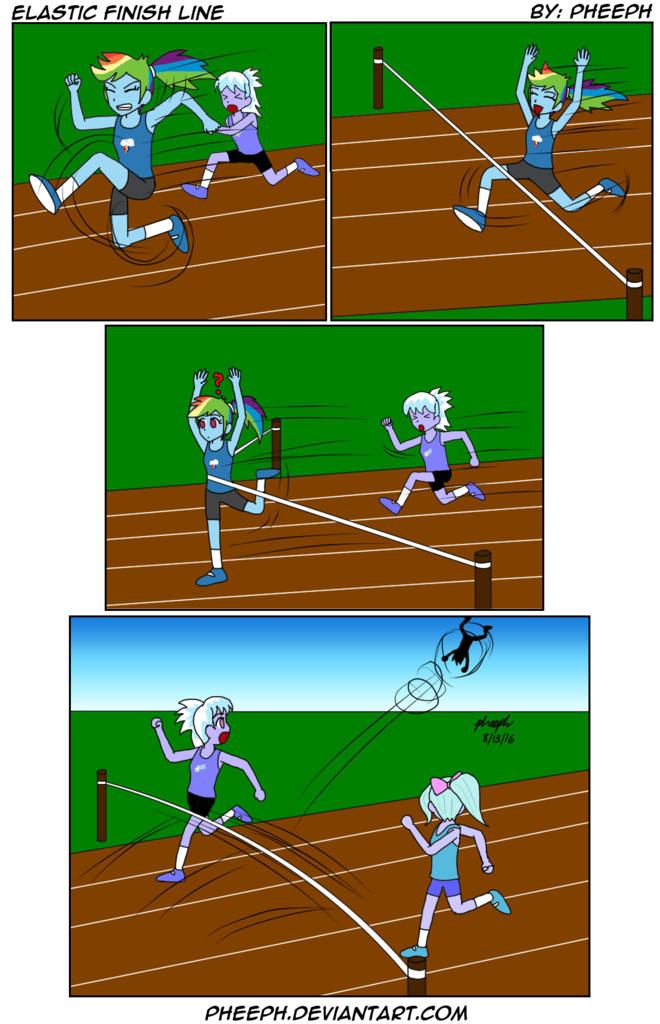 #1224449 - safe, artist:pheeph, cloudchaser, flitter, rainbow dash ...