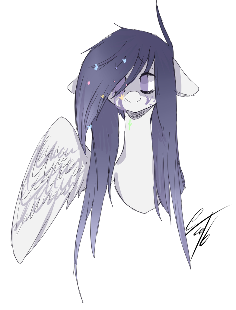 #1225080 - safe, artist:reimbowkawaii97, oc, oc only, crying, sad, solo ...