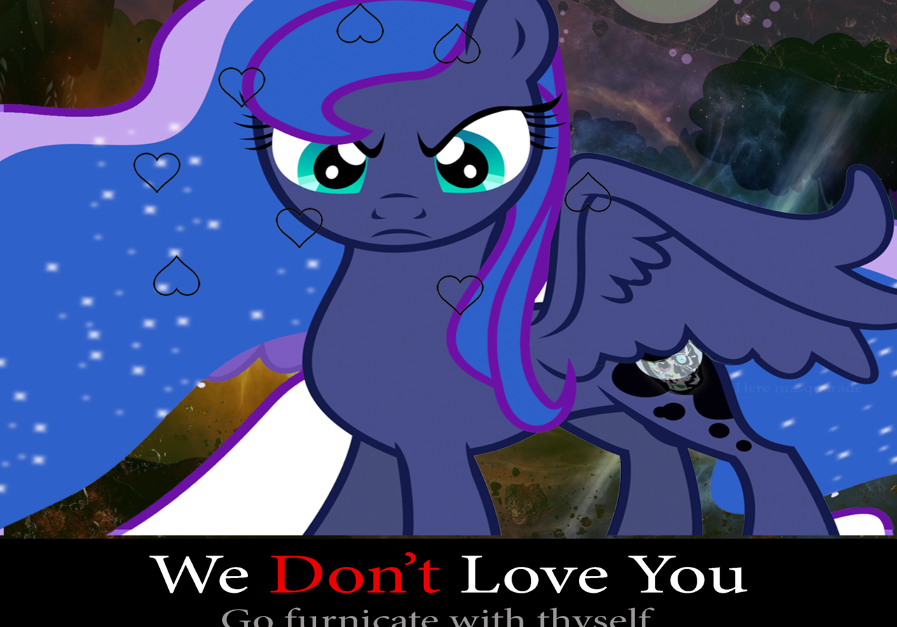 #1225418 - suggestive, edit, princess luna, g4, female, frown, heart ...