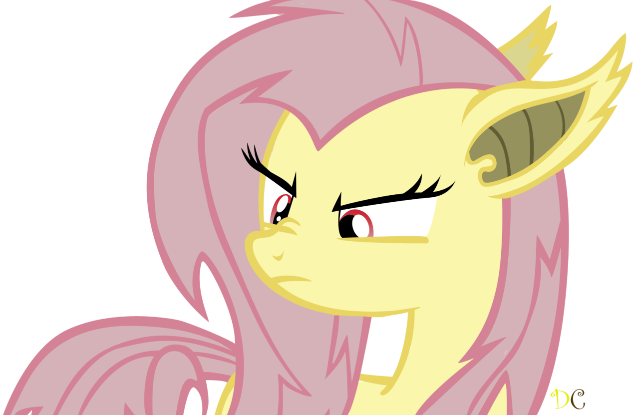 #1226446 - safe, artist:dragonchaser123, fluttershy, bat pony, pony, g4 ...