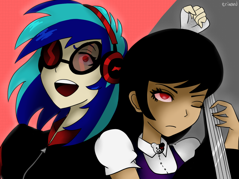 Octavia Melody And Vinyl Scratch Human