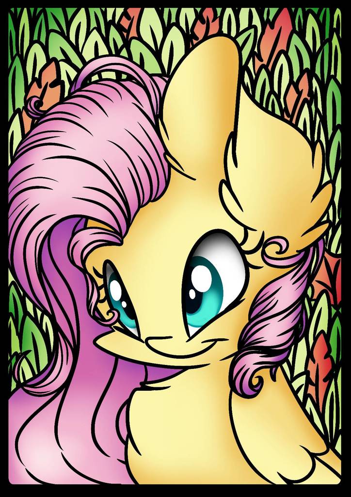 #1228468 - safe, artist:cutepencilcase, fluttershy, ear fluff, female ...