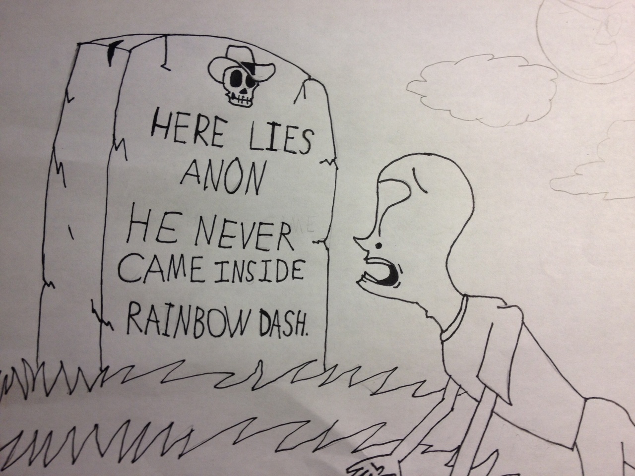 #1215579 - artist needed, suggestive, oc, oc only, oc:anon, human, /mlp ...