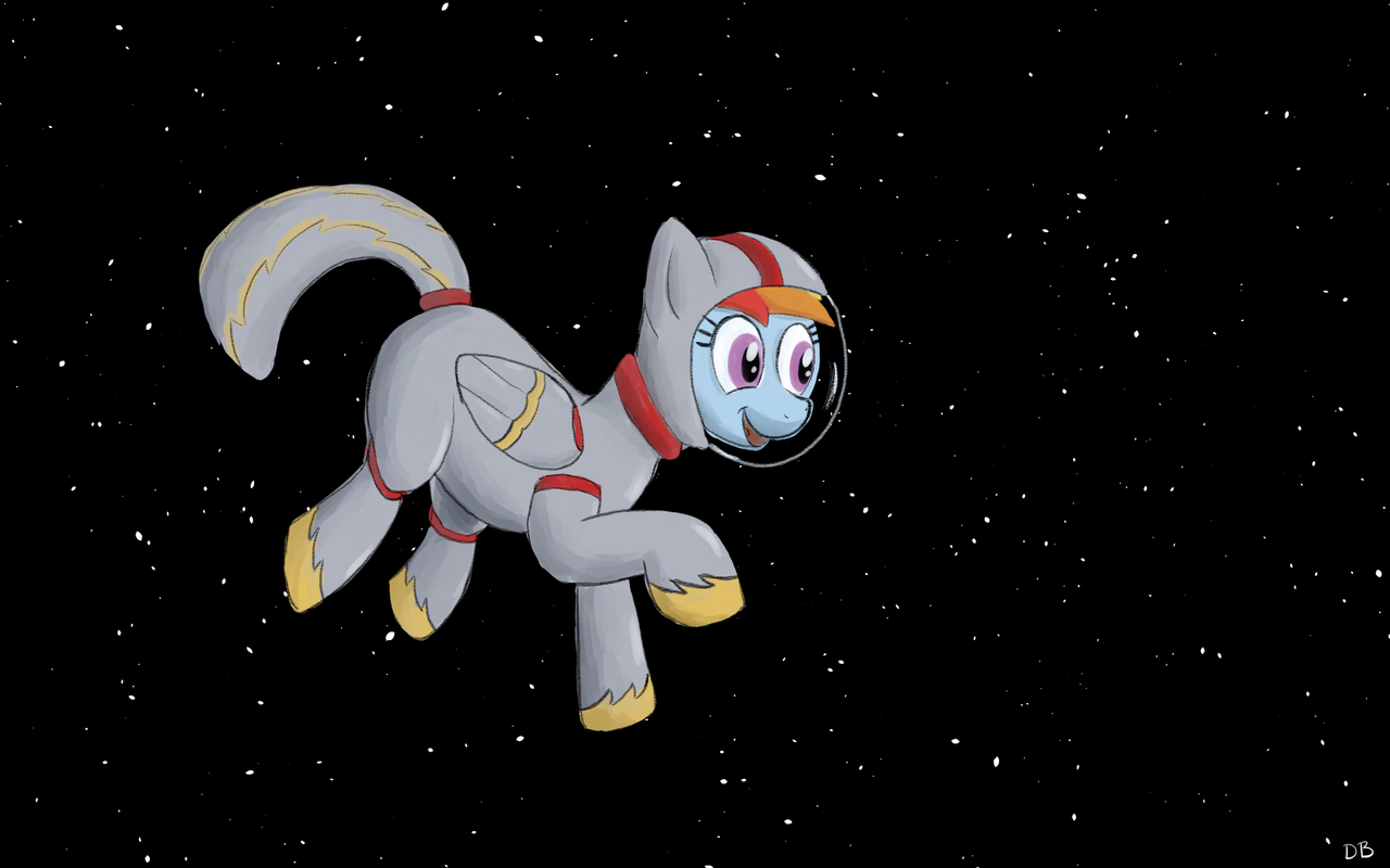 #1230651 - safe, artist:werdkcub, rainbow dash, pony, g4, astronaut ...