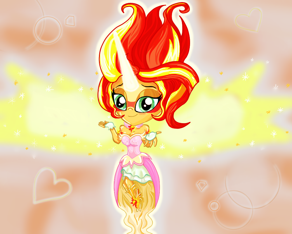 #1232711 - safe, artist:kittyprints91, sunset shimmer, equestria girls ...