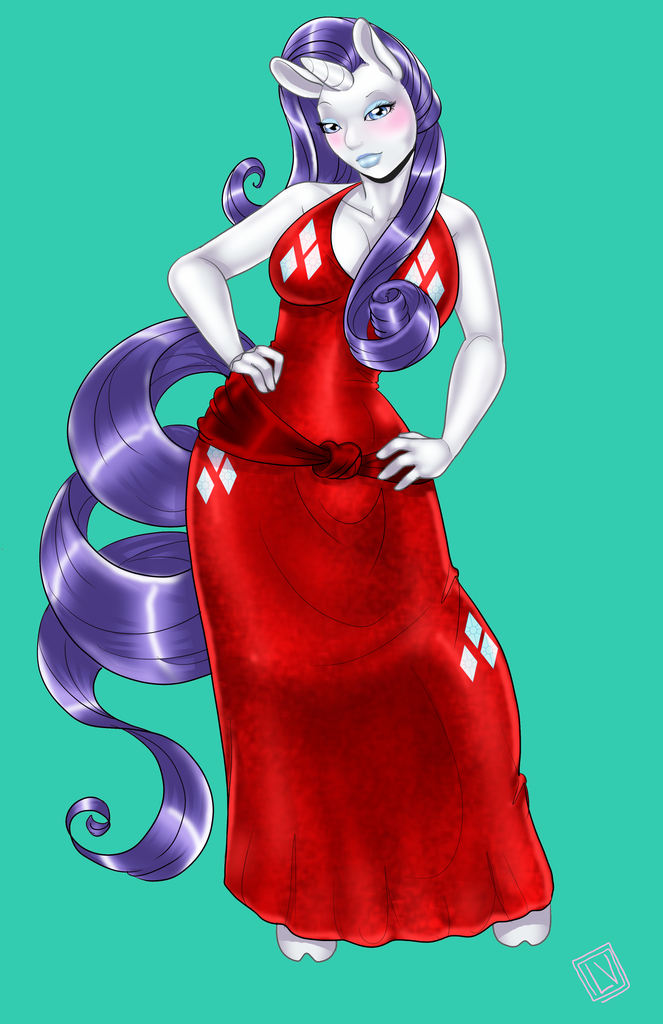 #1233965 - suggestive, artist:lilly-moo, rarity, anthro, plantigrade ...